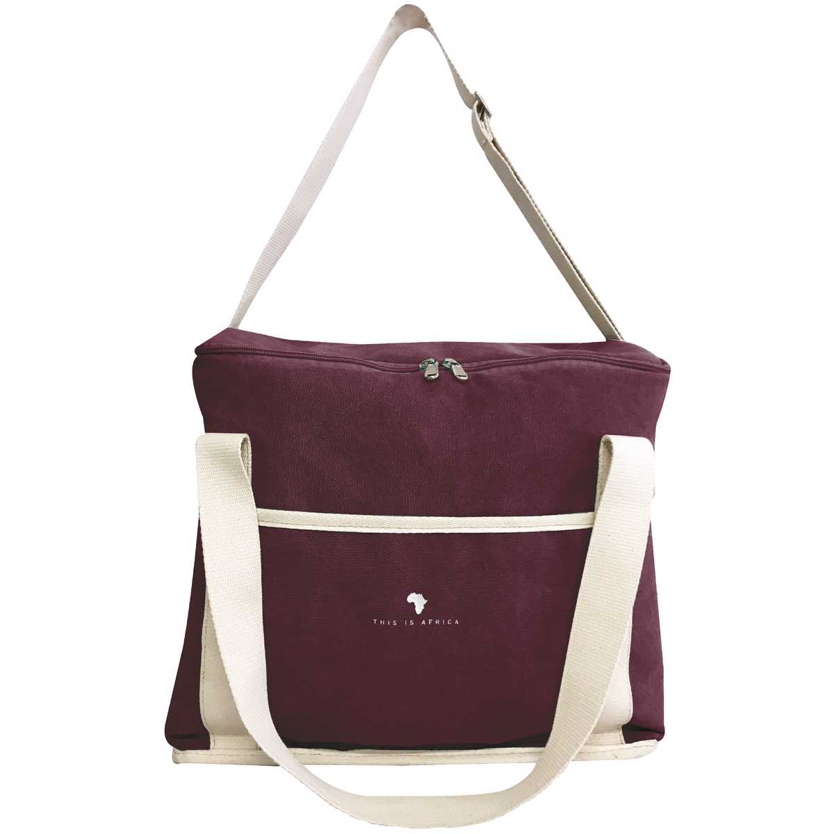 Maroon Cooler Bag – thisisafricastore.co.za